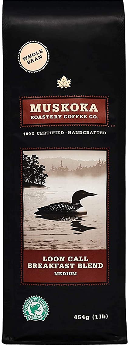 Muskoka Roastery Loon Call Breakfast Blend Whole Bean – Manitouwabing ...