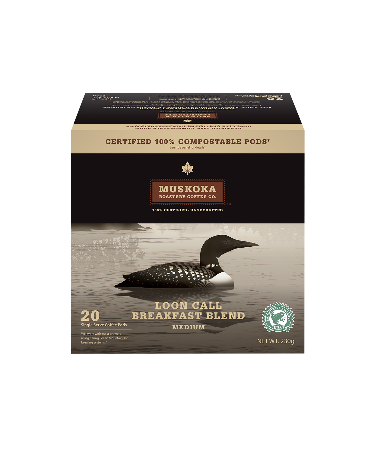 Muskoka Roastery Loon Call Breakfast Blend (Pods) – Manitouwabing Outpost